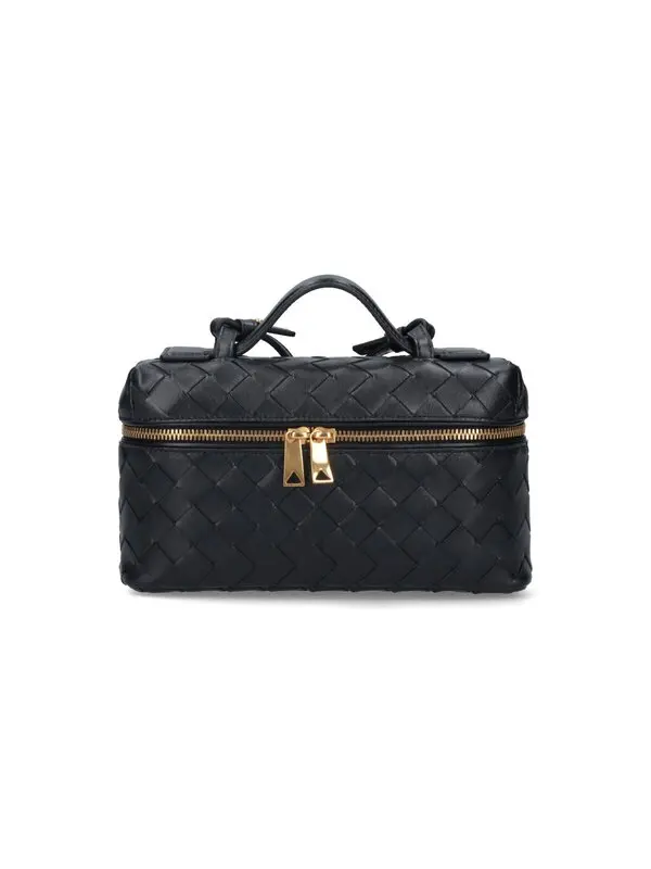 Bottega Veneta Mini Vanity Bag - Black