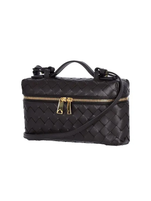 Bottega Veneta Mini Vanity Bag - Brown