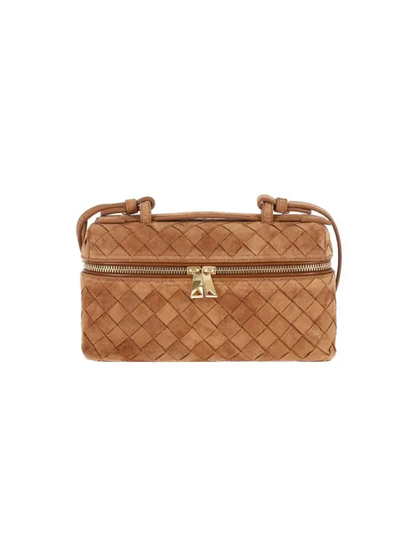 Bottega Veneta Mini Vanity Bag - Brown