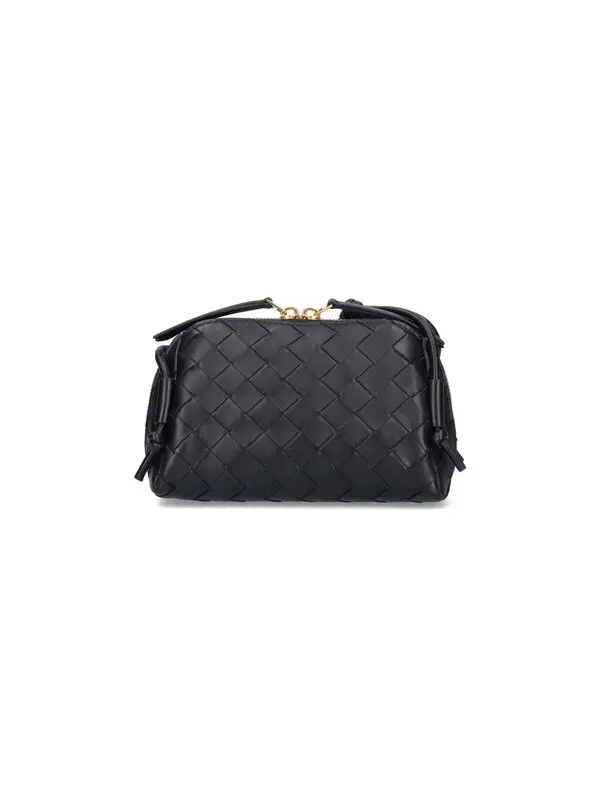 Bottega Veneta Concert" Clutch - Black
