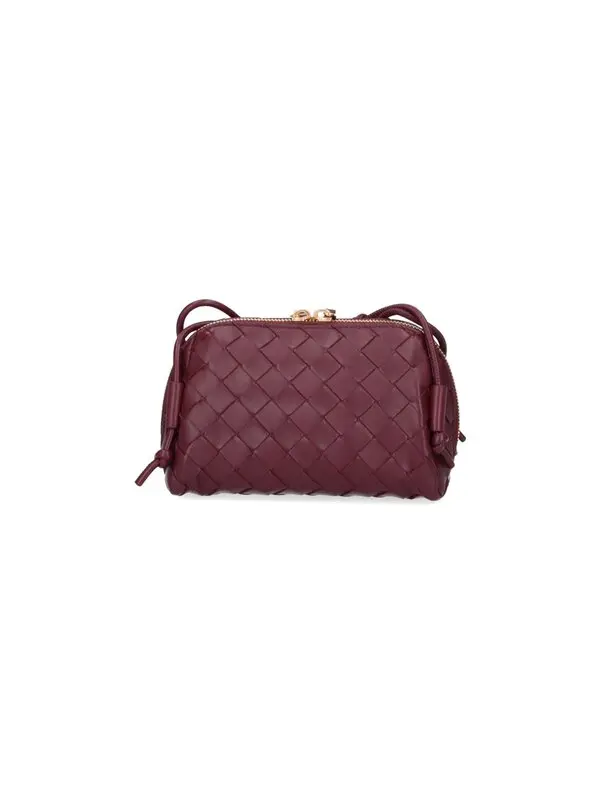Bottega Veneta Concert" Clutch - Red