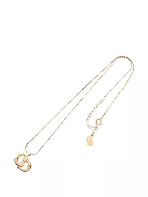 Dior Cd Logo Pendant Necklace