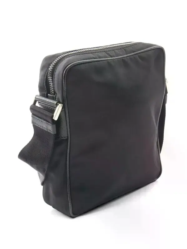 Prada Re-nylon Saffiano Leather Shoulder Bag