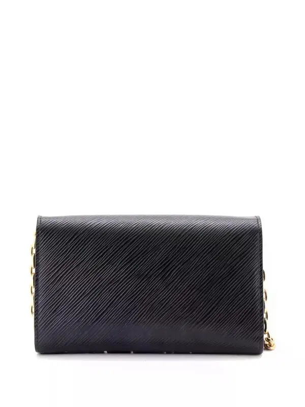 LOUIS VUITTON Twist Chain Wallet In Epi Leather