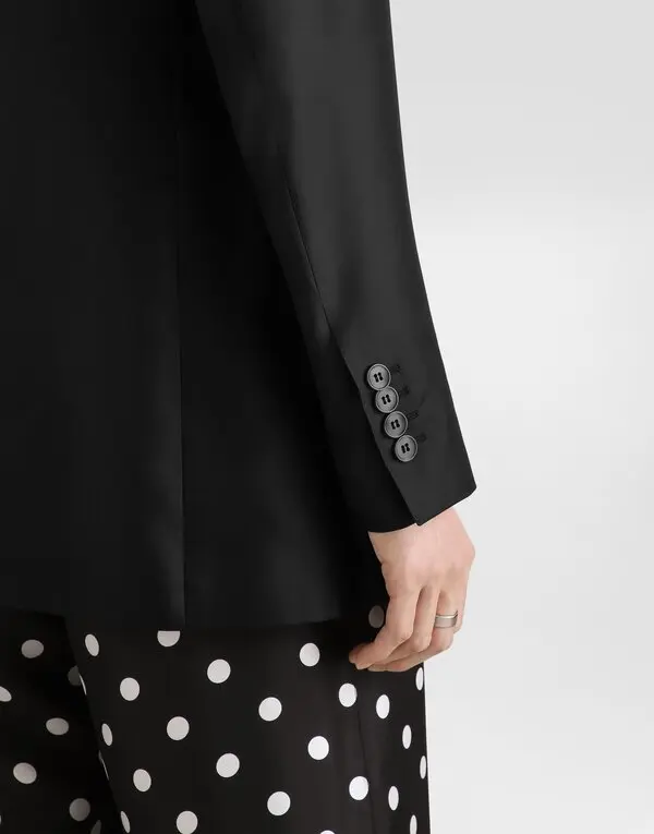 Dolce & Gabbana Sicilia Light Double-breasted Silk Twill Jacket
