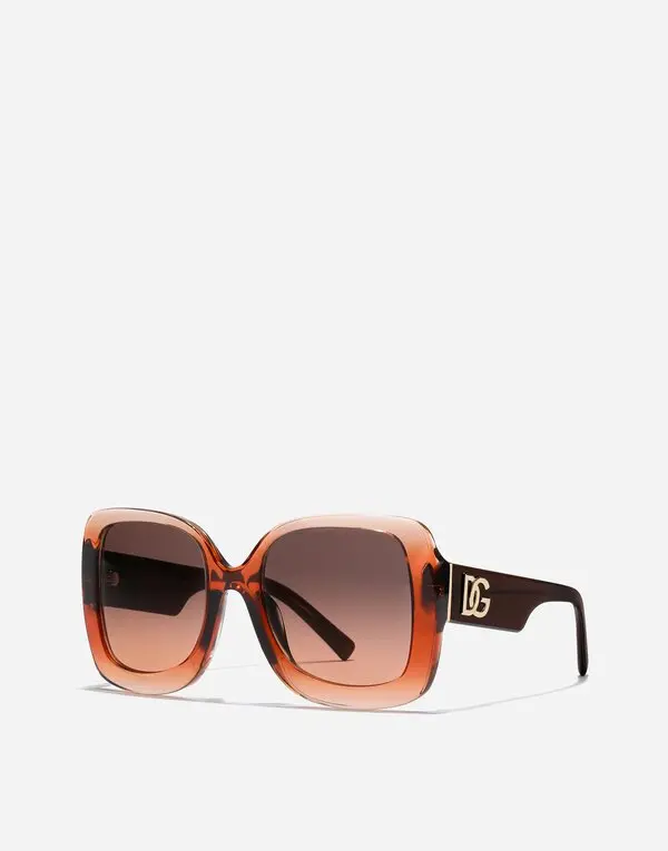 Dolce & Gabbana Orange Gradient Acetate Sunglasses