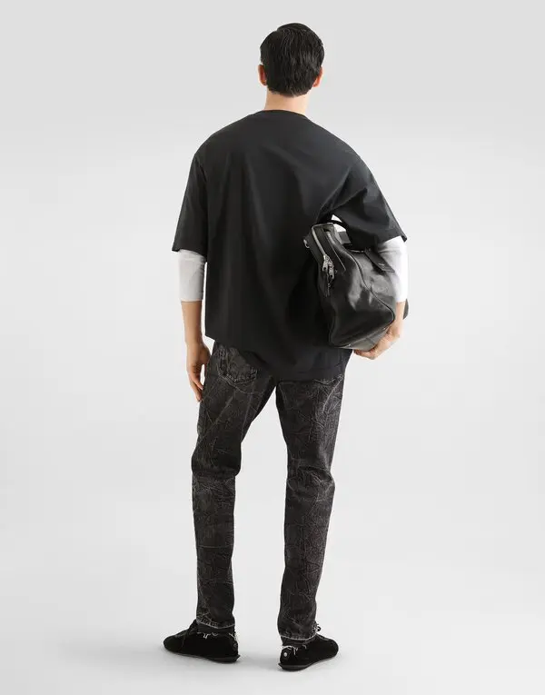 Dolce & Gabbana Slim Fit Denim Trousers