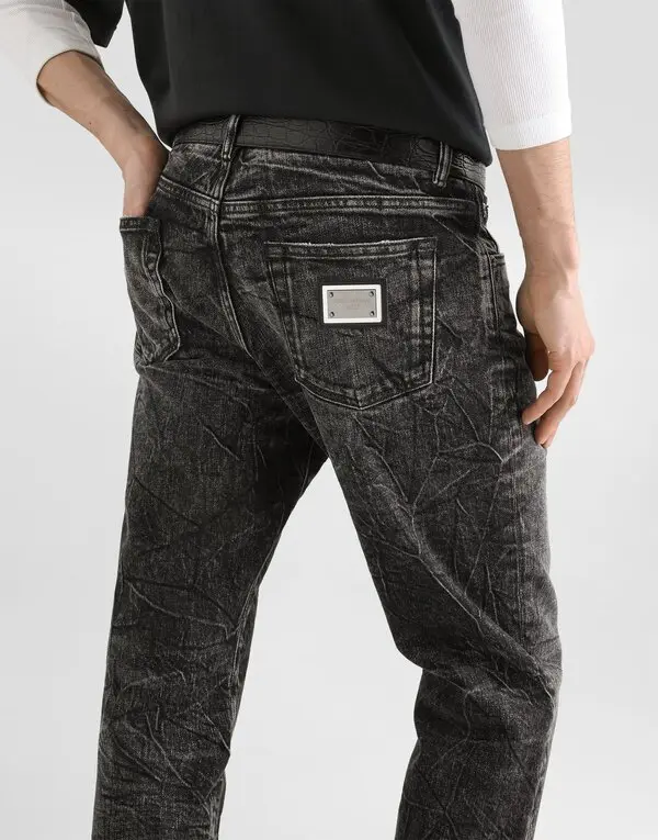 Dolce & Gabbana Slim Fit Denim Trousers