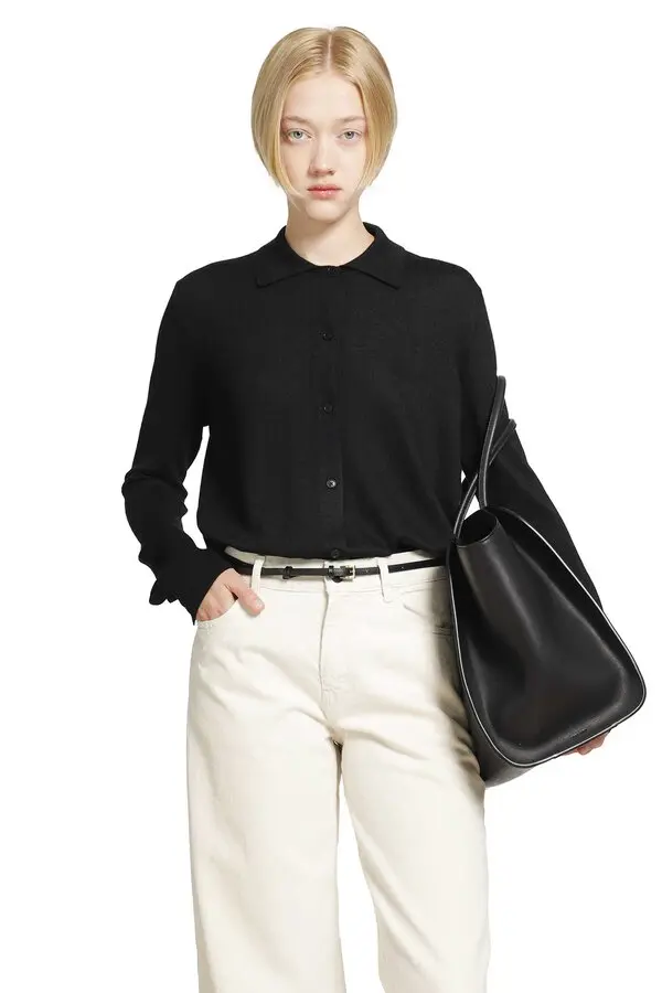 THE ROW Ocari Top - Black