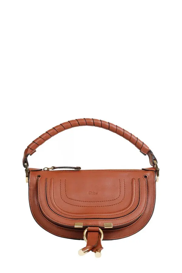 Chloé Mini Marcie Shoulder Bag - Brown