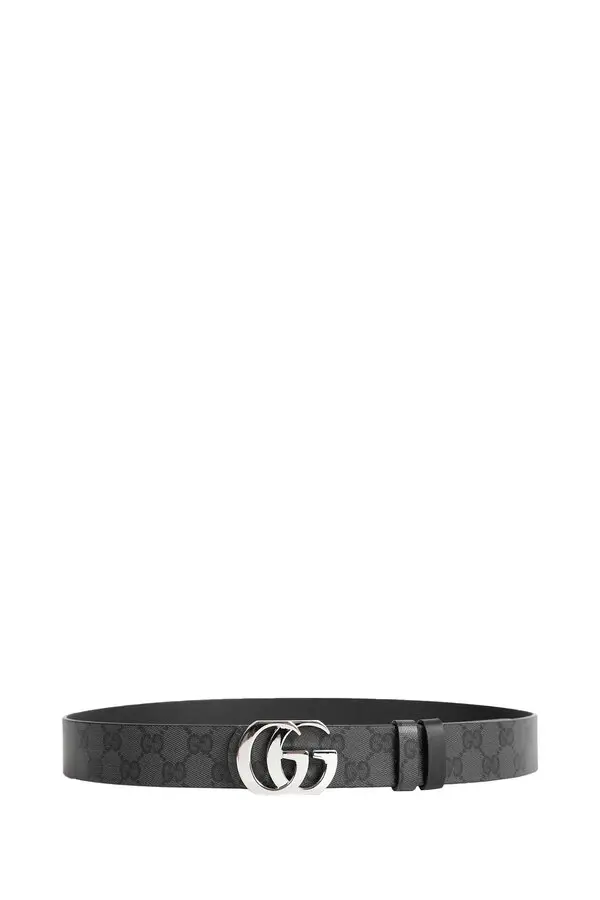 Gucci Gg Marmont Reversible Belt - Black