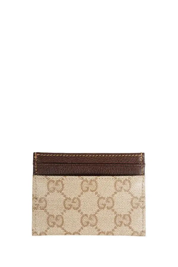 Gucci Essence Classic Card Case - Beige