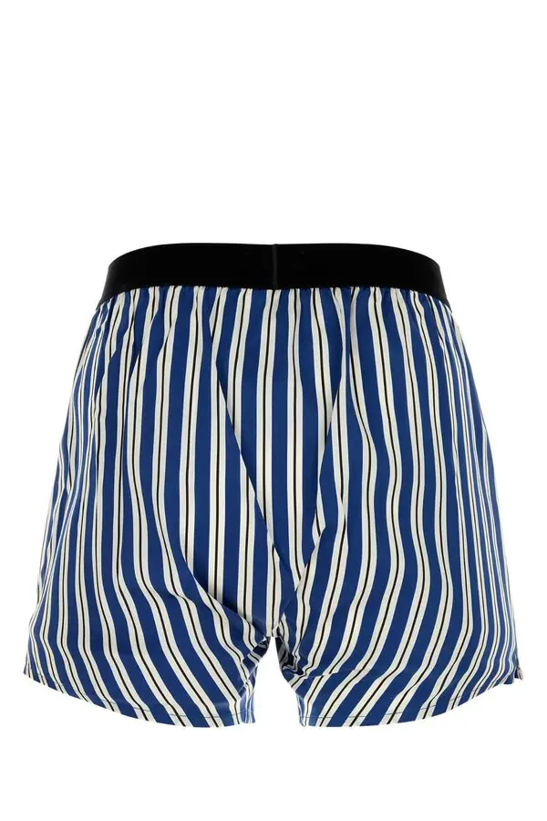 TOM FORD Printed Stretch Satin Boxer