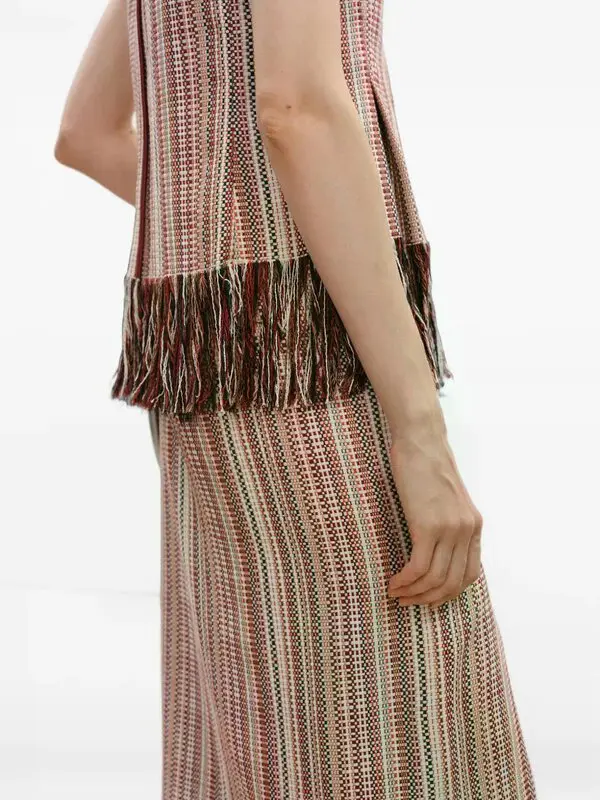 LESS Fringed Vest