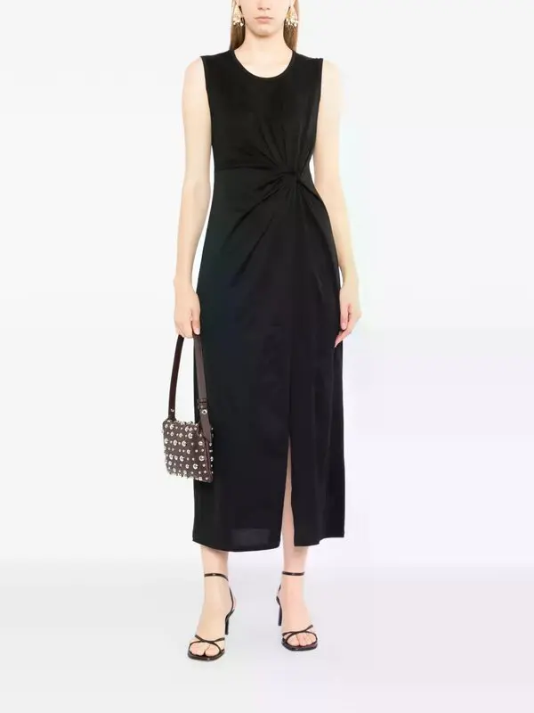 JNBY Twist-detail Sleeveless Dress - Black