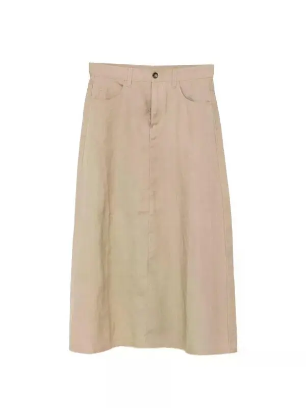 JNBY Ramie Midi Skirt