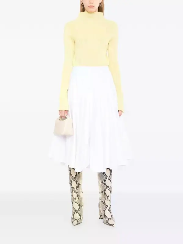 JNBY Draped Flared Skirt - White