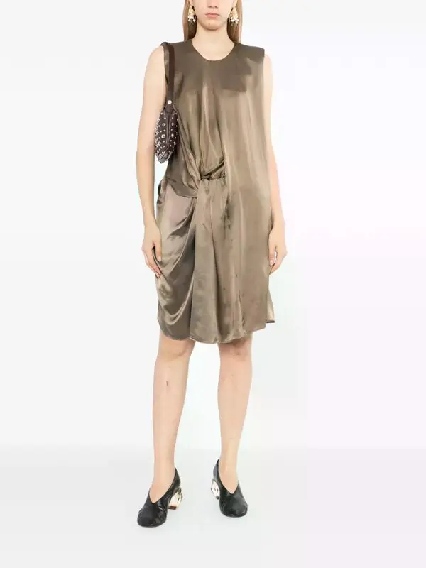 JNBY Matte Finish Twisted Dress