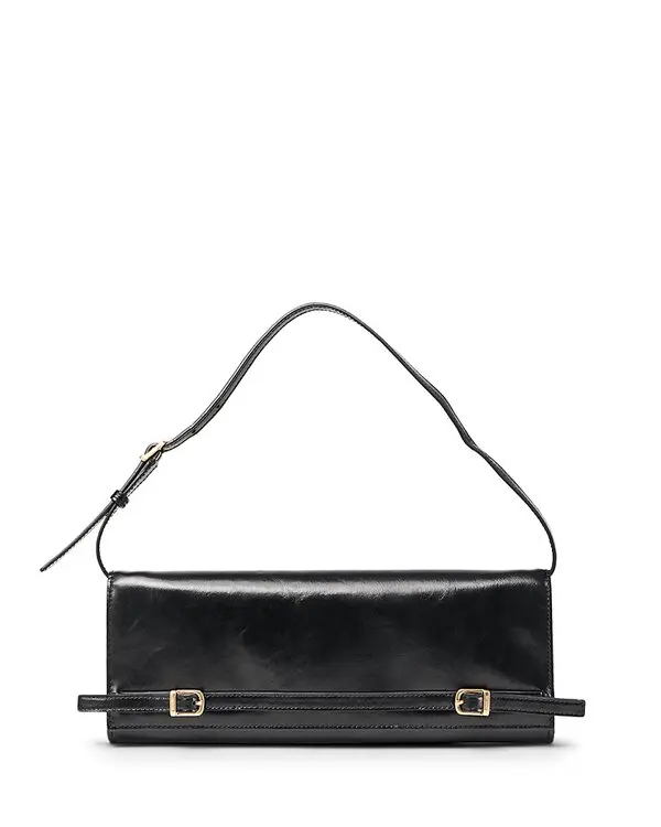 Simkhai Leather Shoulder Bag - Black