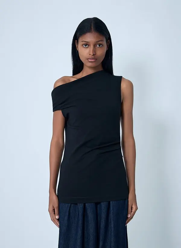Dries Van Noten Henray Off-the-shoulder Top - Black