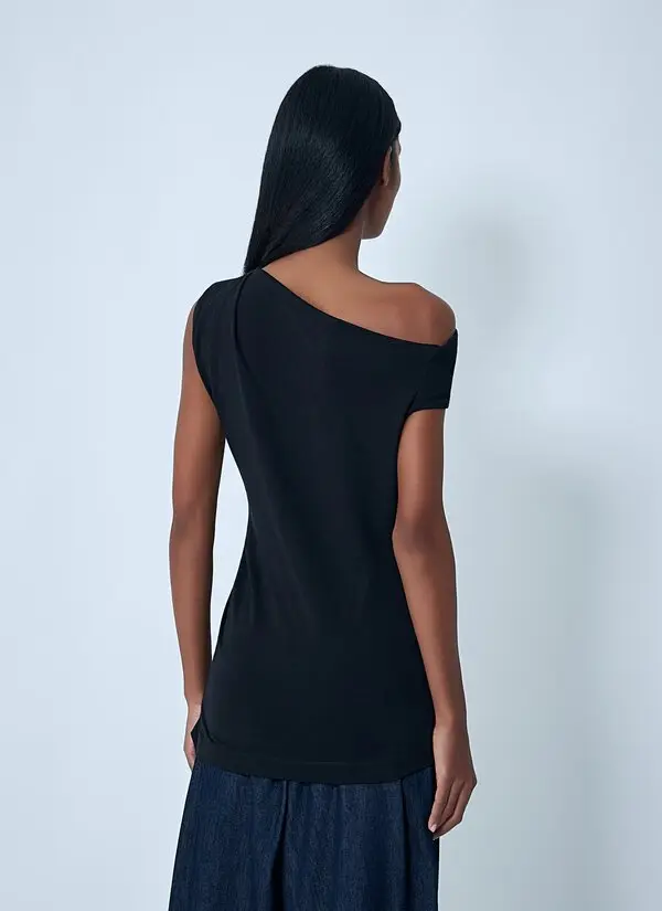 Dries Van Noten Henray Off-the-shoulder Top - Black