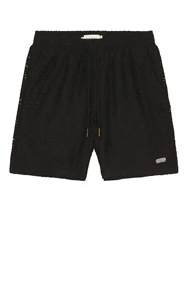 HONOR THE GIFT Pointelle Crochet Drawcord Short