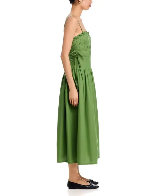 Moon River Pleated Midi Dress
