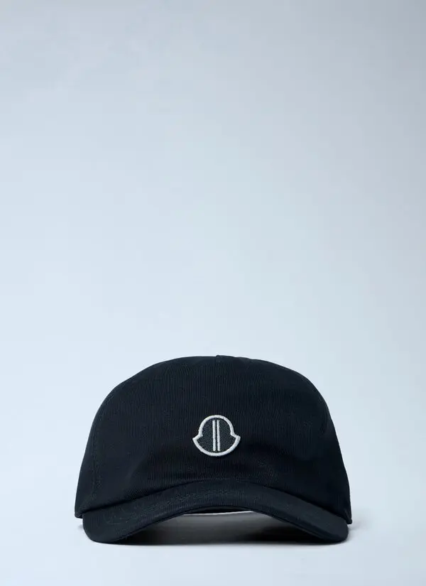 Moncler Embroidered Logo Baseball Cap - Black