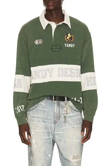 VANDYTHEPINK Washed Long Sleeve Rugby