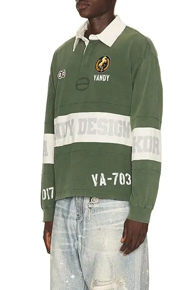 VANDYTHEPINK Washed Long Sleeve Rugby