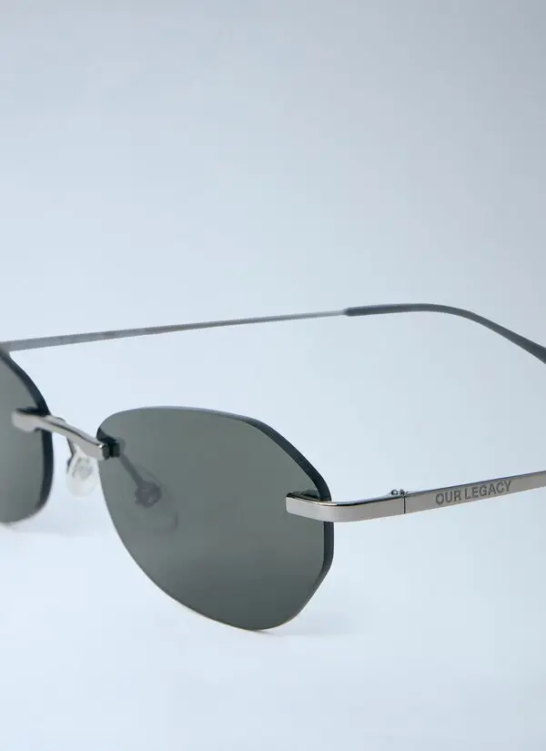 Our Legacy Oval Rimless Sunglasses