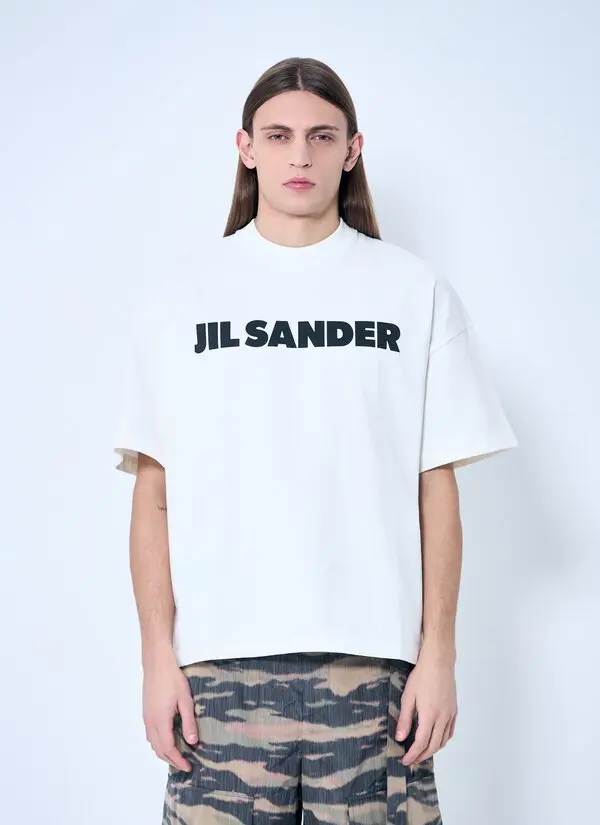JIL SANDER Logo T-shirt - White