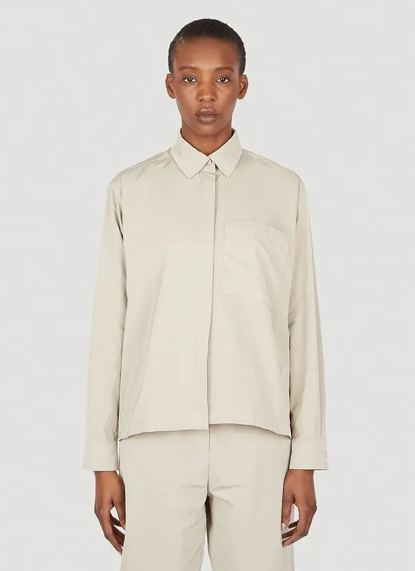 Max Mara Felix Lightweight Shirting Jacket - Cream