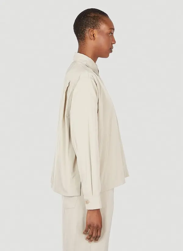 Max Mara Felix Lightweight Shirting Jacket - Cream