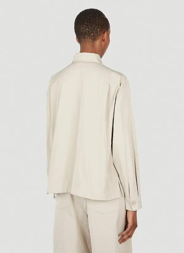 Max Mara Felix Lightweight Shirting Jacket - Cream