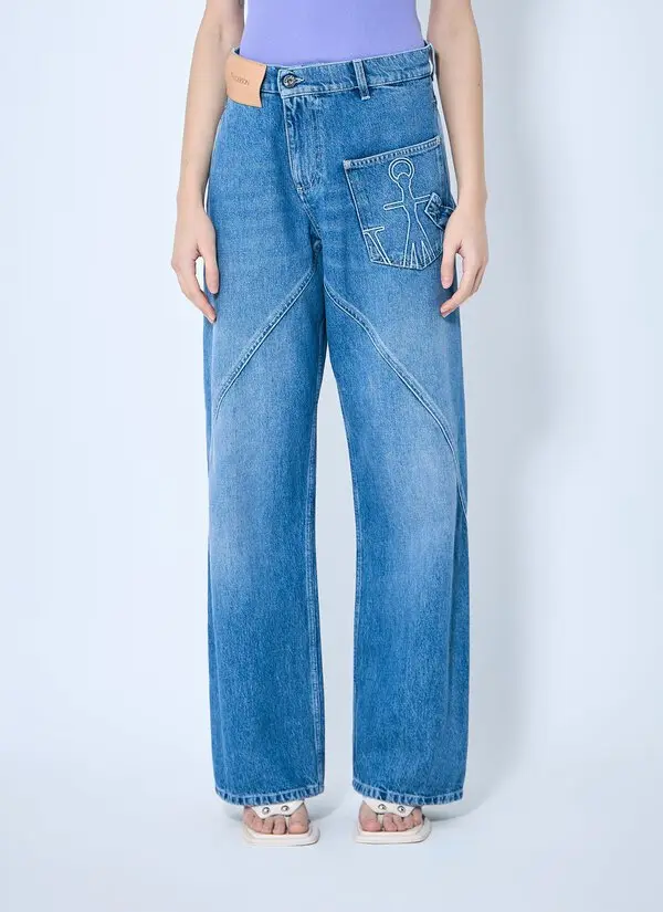 JW Anderson Twisted Workwear Jeans - Blue