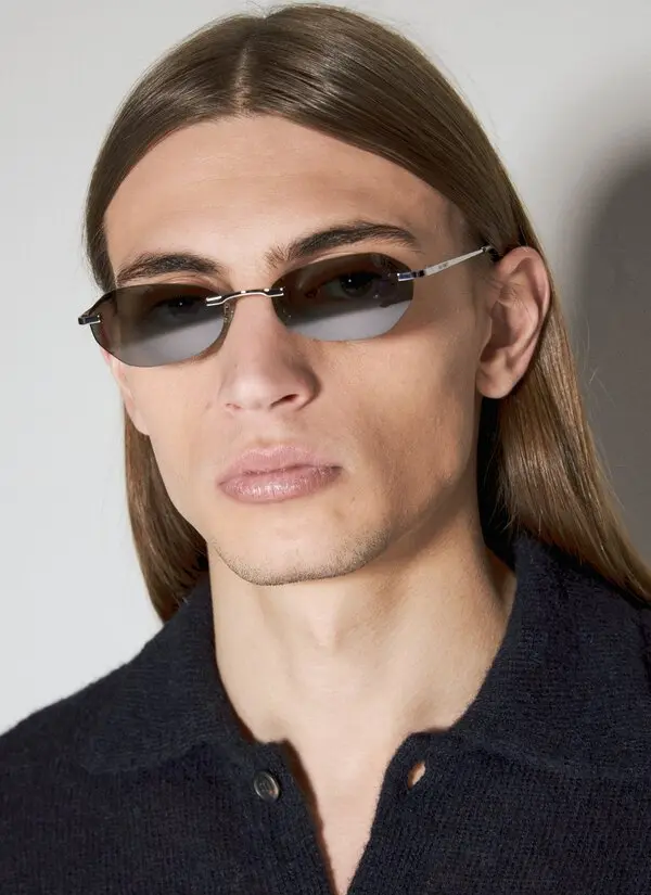 Our Legacy Adorable Oval Rimless Sunglasses