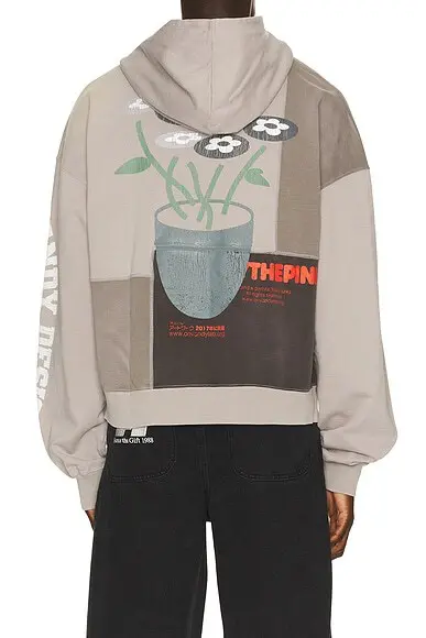 VANDYTHEPINK Paneled Zip-up Hoodie
