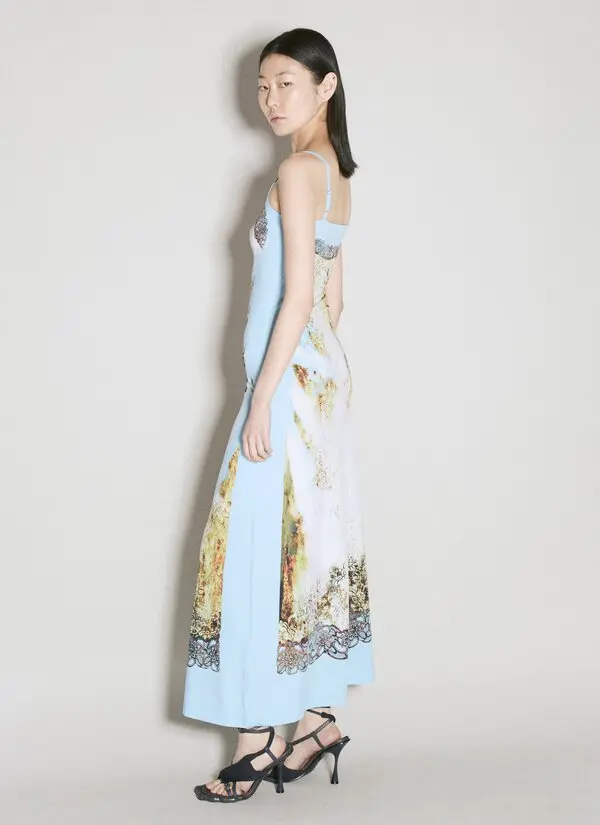 Y/project Lace Print Maxi Dress
