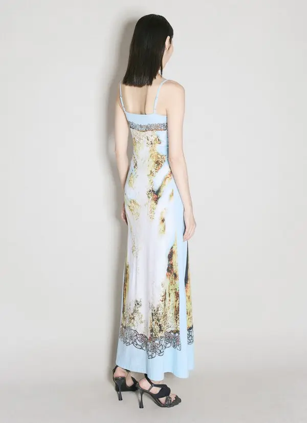 Y/project Lace Print Maxi Dress