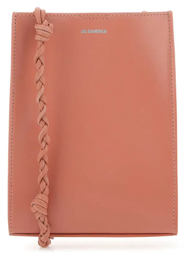JIL SANDER Small Tangle Shoulder Bag In Leather - Pink