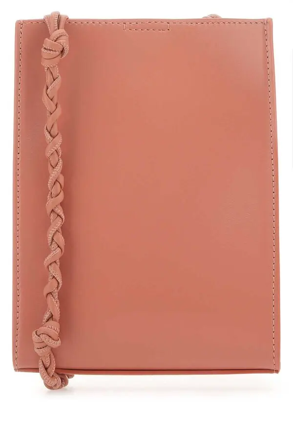 JIL SANDER Small Tangle Shoulder Bag In Leather - Pink