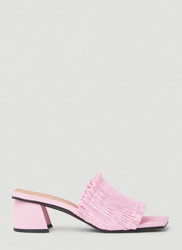 GANNI Smock Kitten Heel Mules
