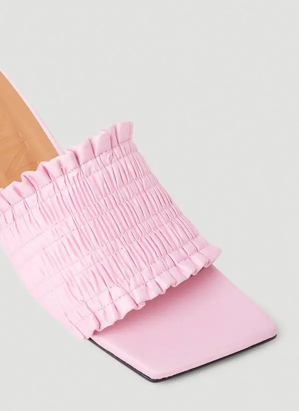 GANNI Smock Kitten Heel Mules