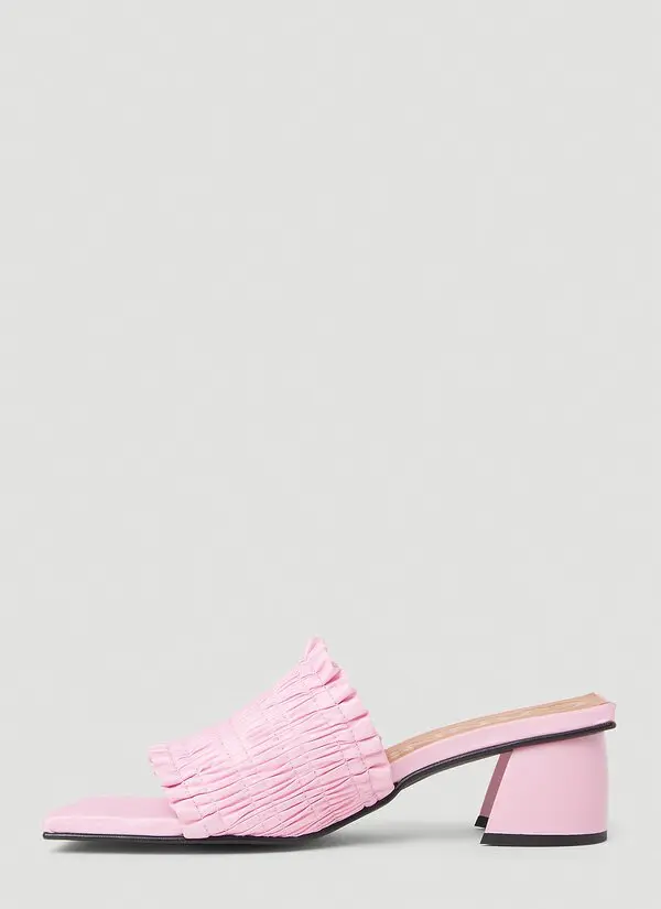 GANNI Smock Kitten Heel Mules