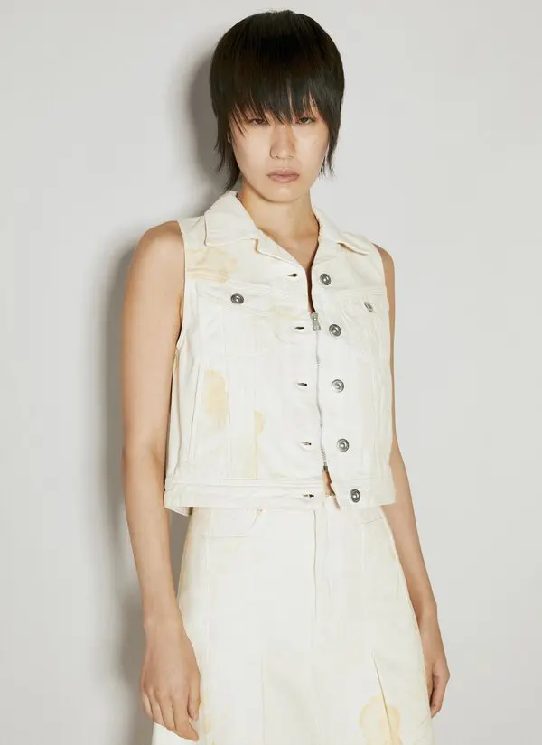 Our Legacy Mini Denim Vest - Multicolor