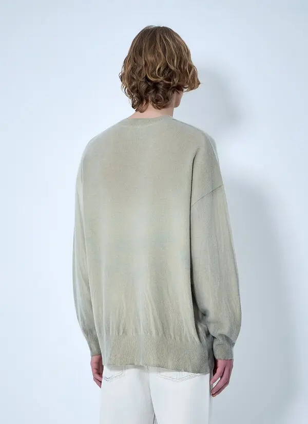 Our Legacy Distressed Fine Knit Crewneck Sweater - Multicolor