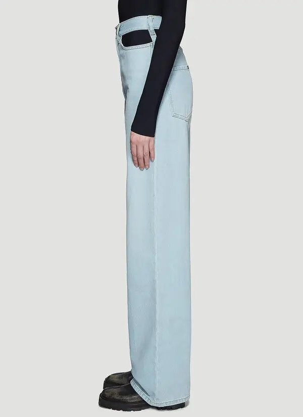 MAISON MARGIELA Cut-out Straight-leg Jeans