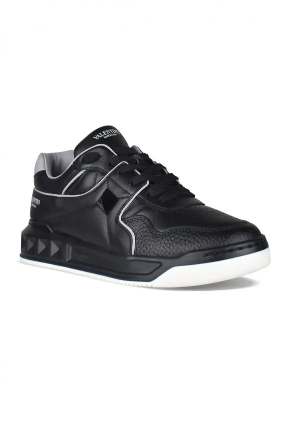 Valentino Garavani One Stud Leather Sneakers