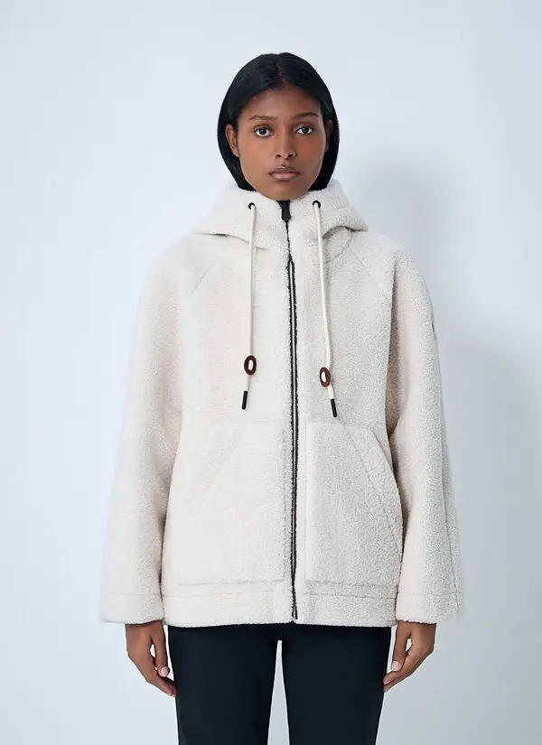 Moncler Yushand Reversible Hooded Jacket - Cream